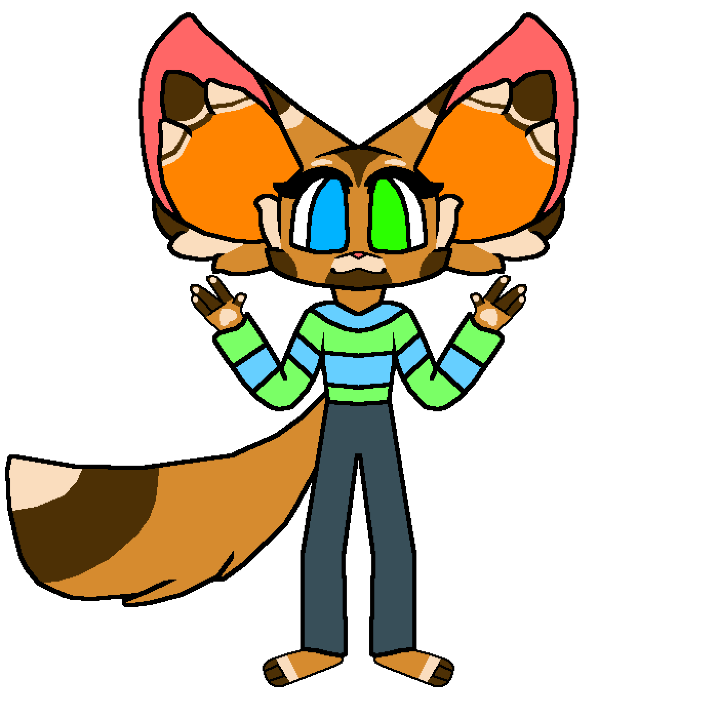 Editing add your fox oc - Free online pixel art drawing tool - Pixilart
