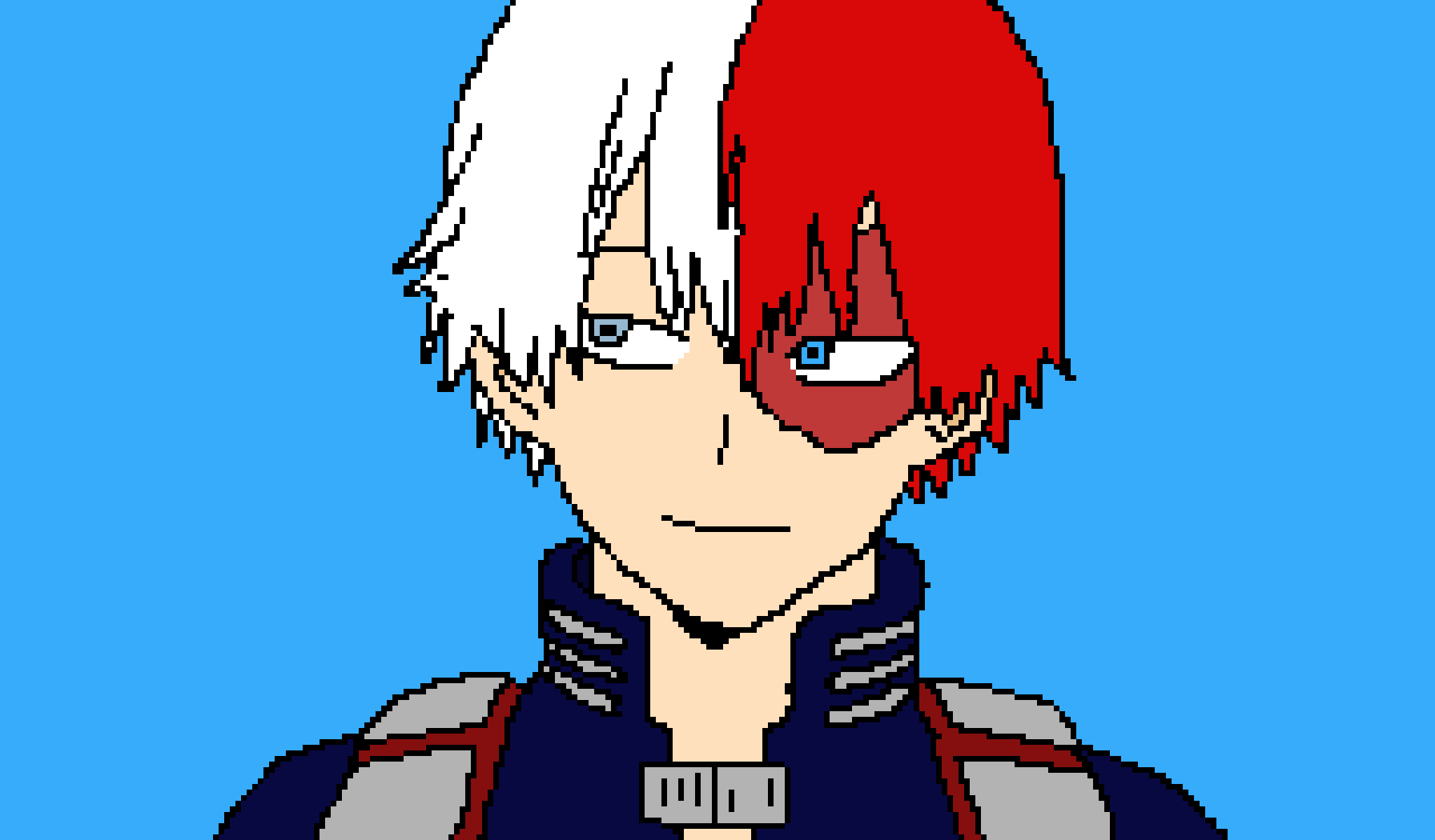 Pixilart - Shoto todoroki by KeigoTakami