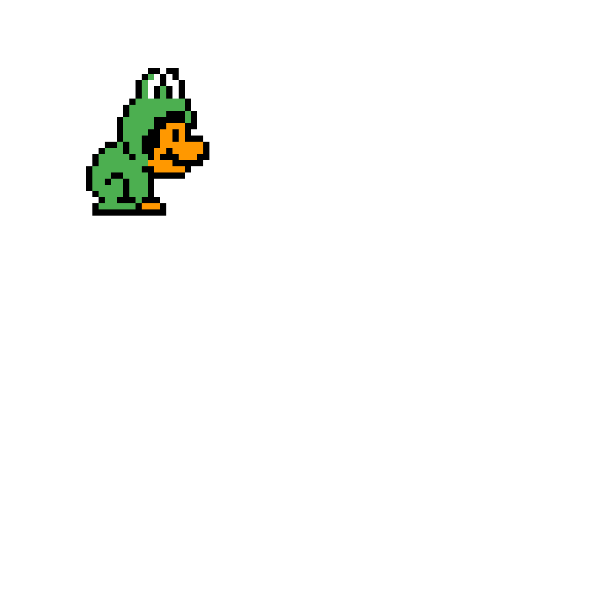 Editing Frog Mario - Free online pixel art drawing tool - Pixilart