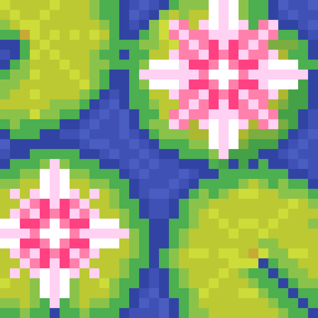 Pixilart - Lily Pad with Lotus by Darkaberle