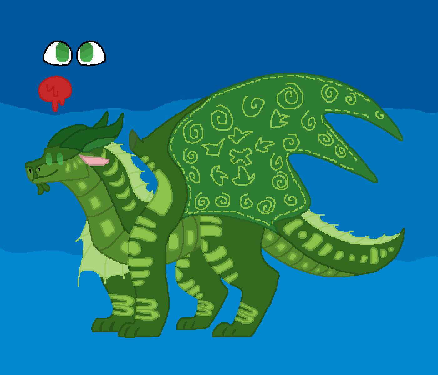 Editing Hurricane the SeaWing - Free online pixel art drawing tool ...