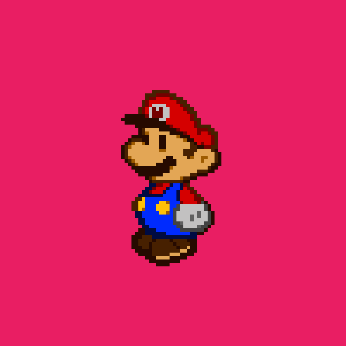 Pixilart - Paper Mario Run by Makkusu