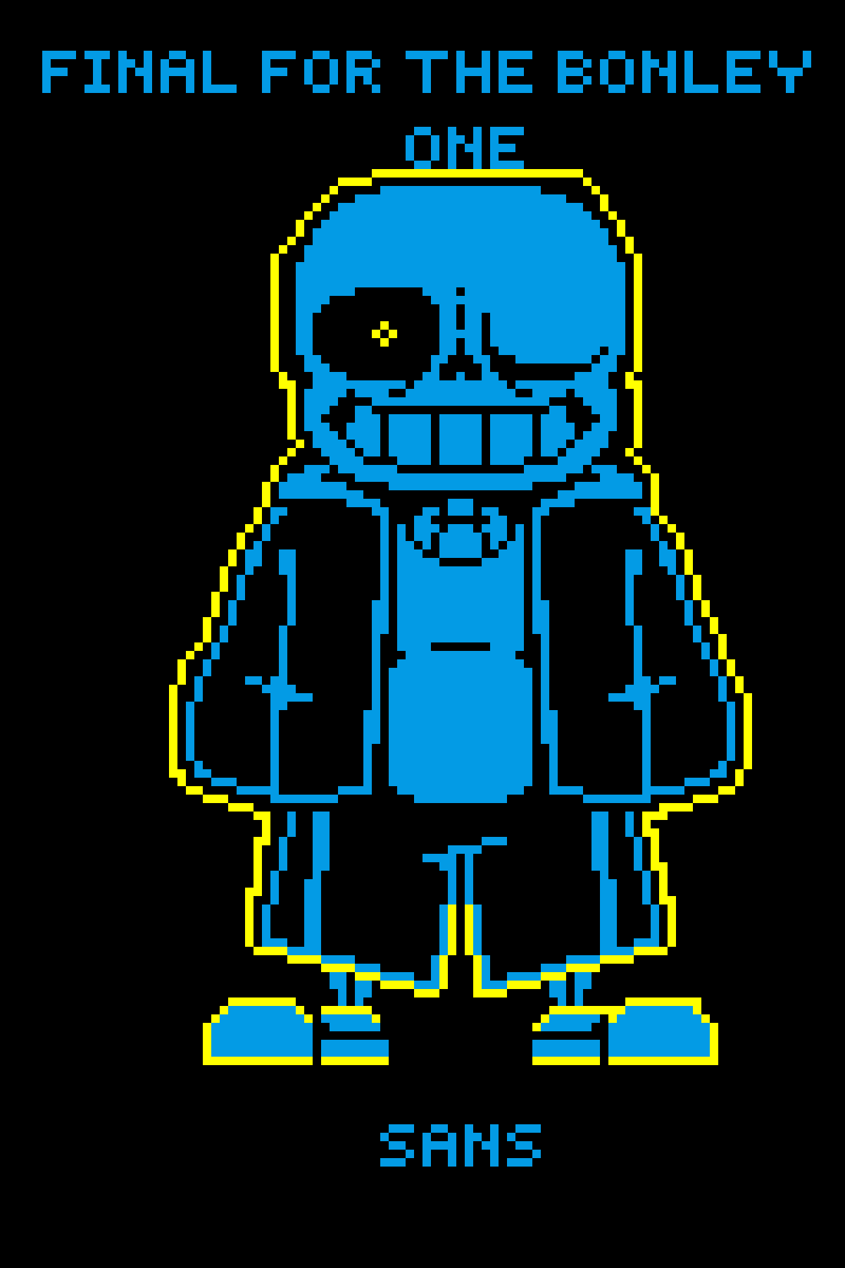 Pixilart - final for the bonely one by g-sans