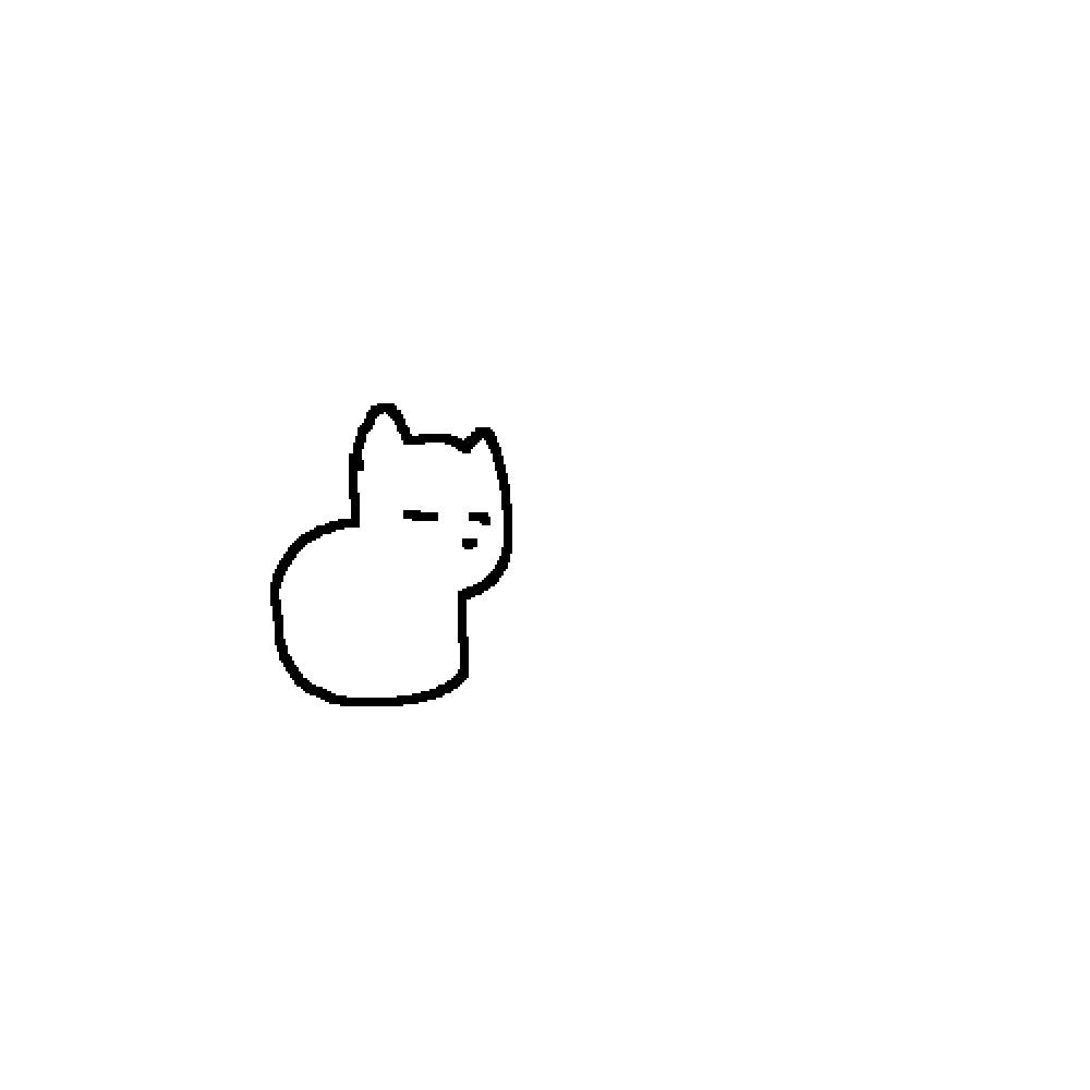 Pixilart - Cat gif by kids-annoy-me