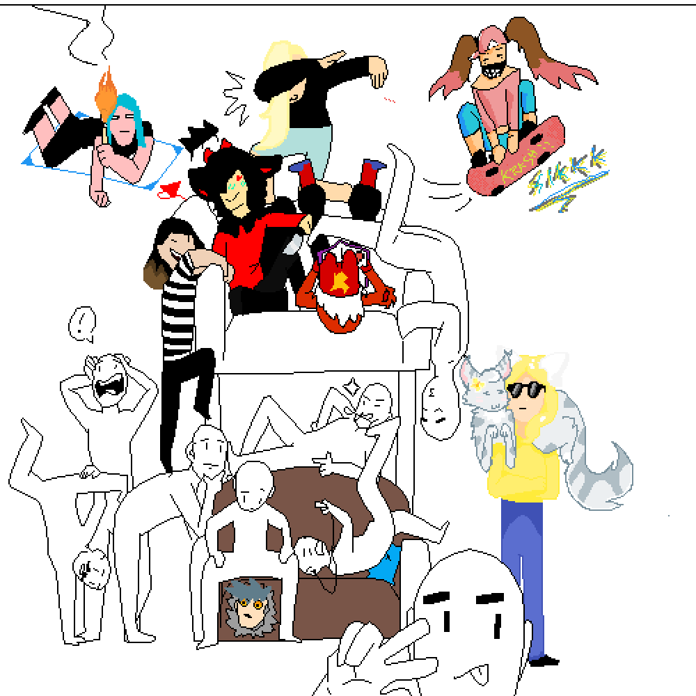 Pixilart - Sick Party by Pixoli