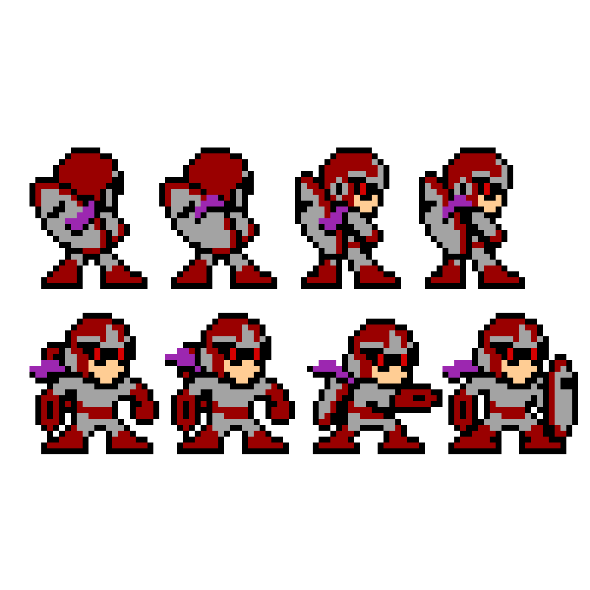 Editing copy protoman sprites - Free online pixel art drawing tool ...