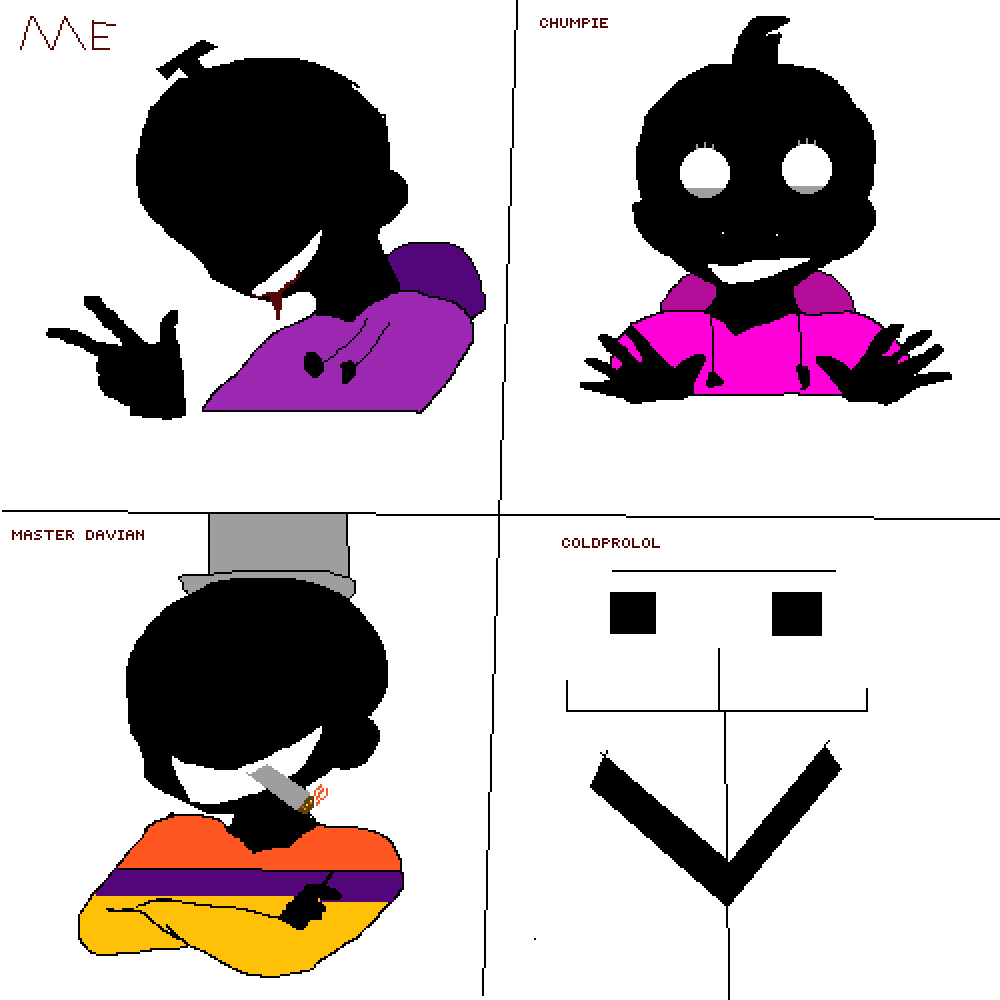 Editing My Best Friends - Free online pixel art drawing tool - Pixilart