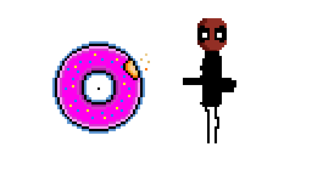 Pixilart - Dead donut by howsyagoldfish