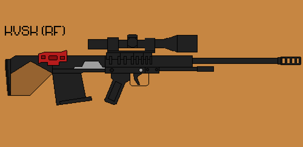 Pixilart - KVSK Sniper rifle by Tommyvercetti86
