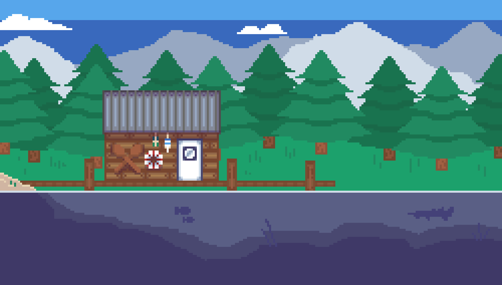 Pixilart - boathouse by dizzydoes-pixel