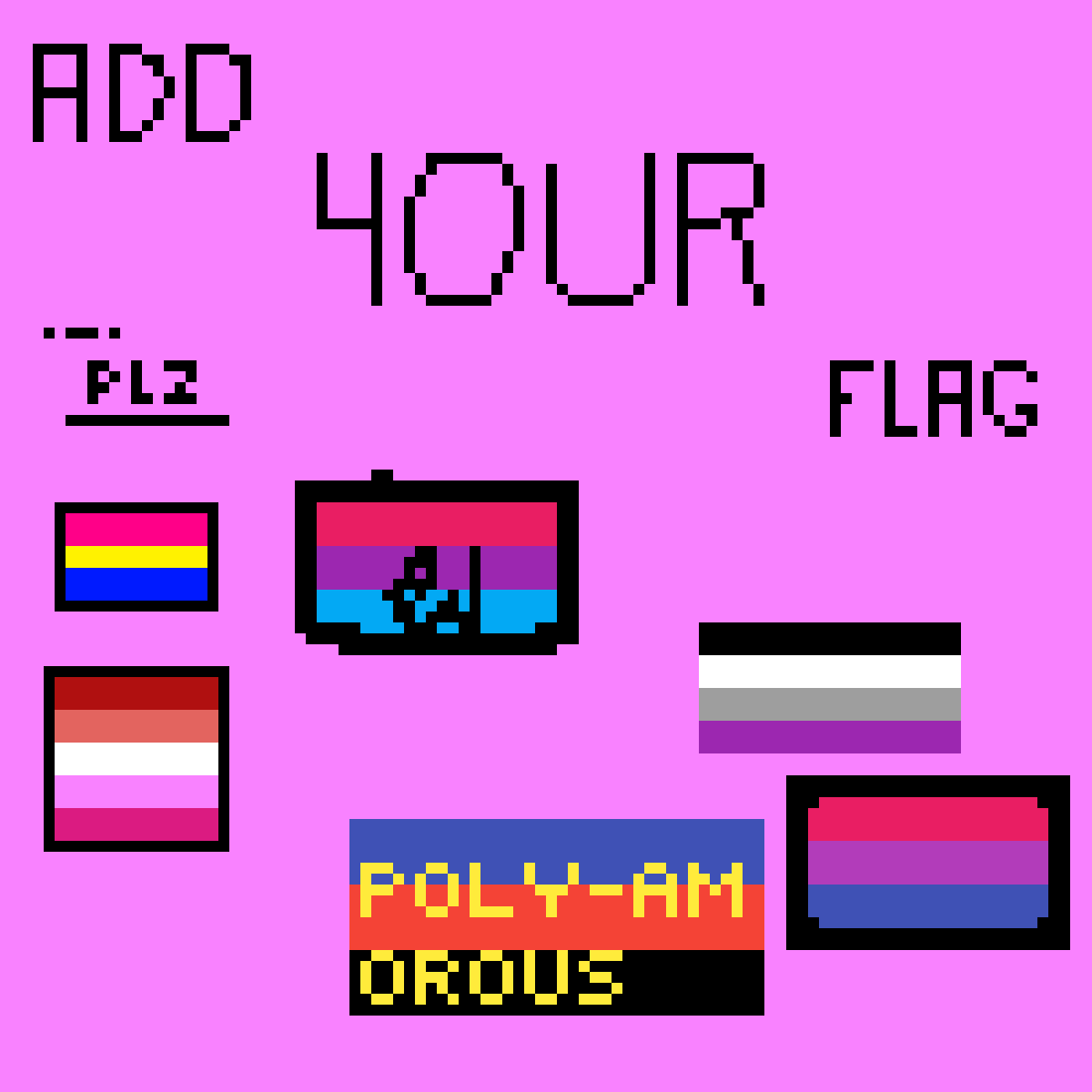 Editing add pride flag - Free online pixel art drawing tool - Pixilart