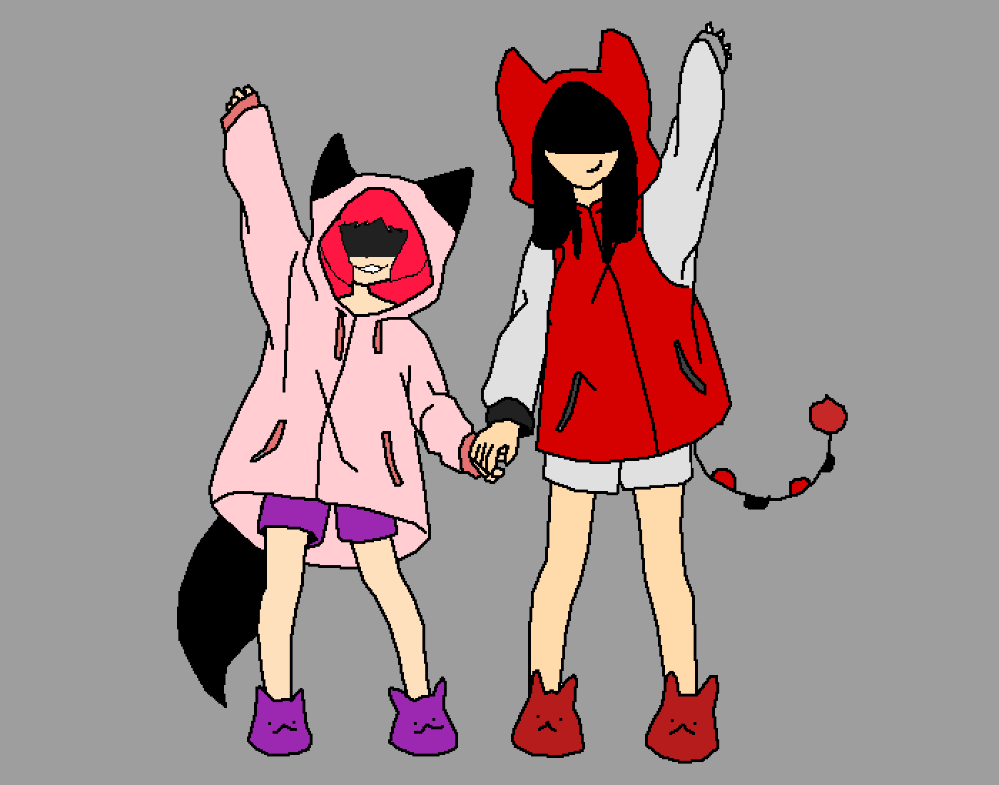 Pixilart - Aphmau and Kawaii Chan by ItsJzzy