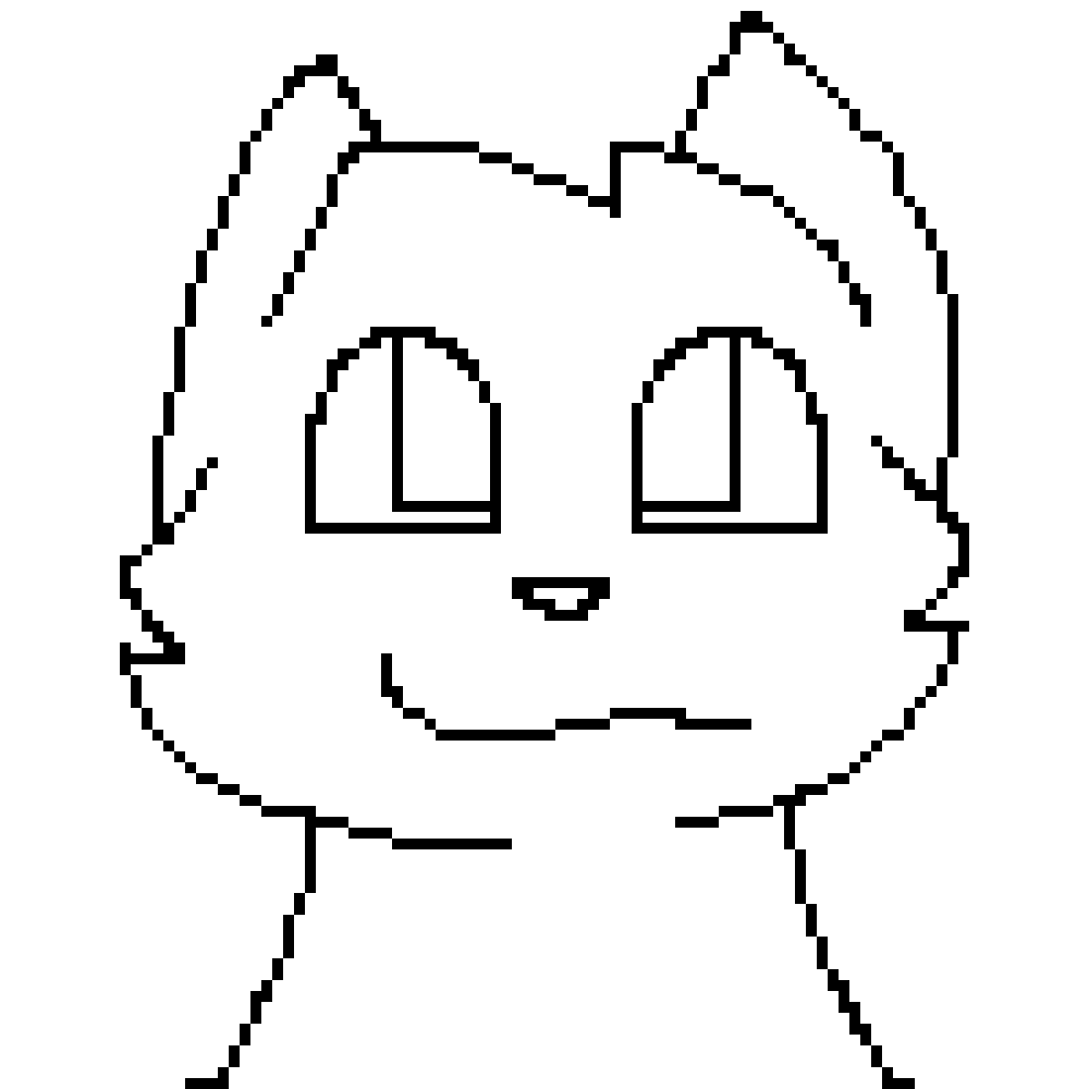 Editing F2U Cat pfp Base - Free online pixel art drawing tool - Pixilart
