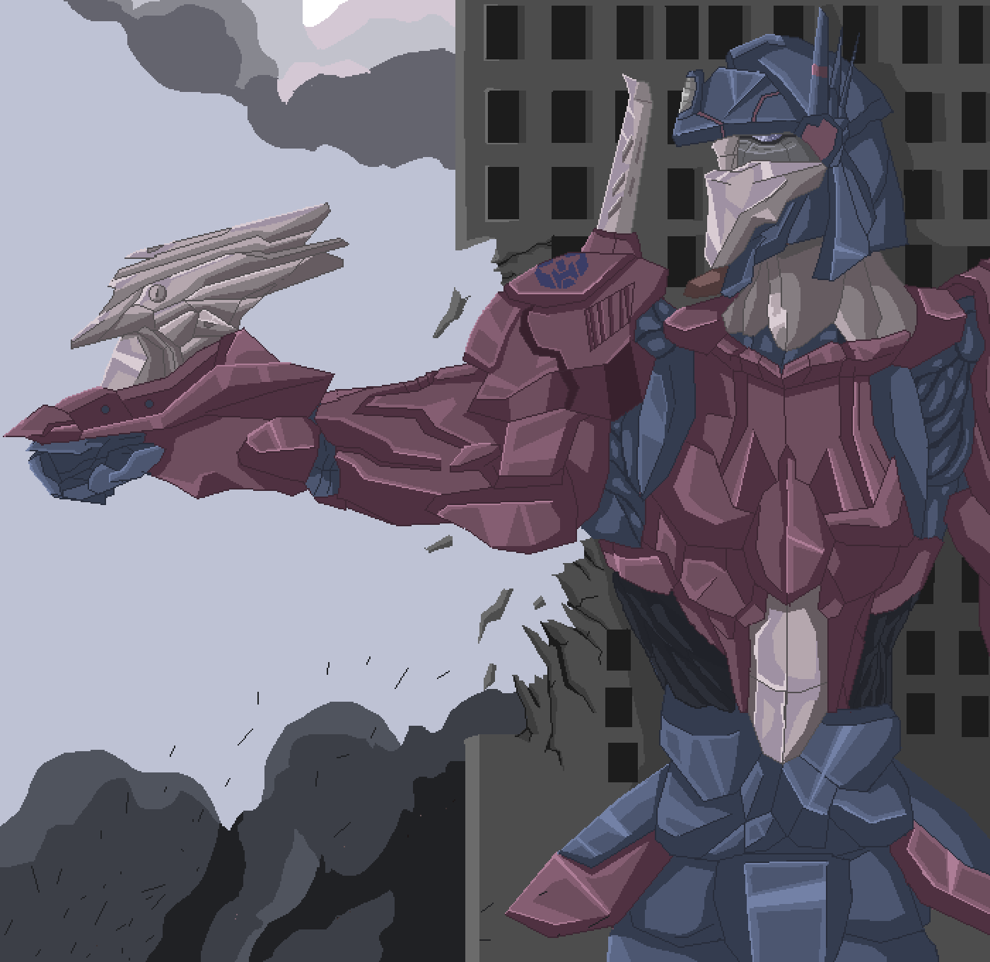 Pixilart - optimus prime by Cat-gendo