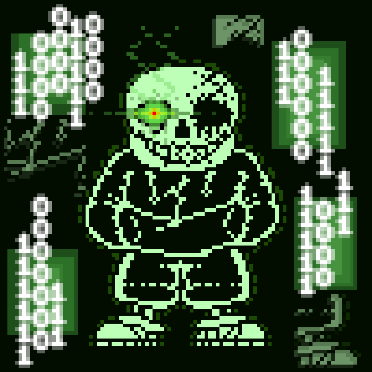 Pixilart - corrupted!tale sans by Wats