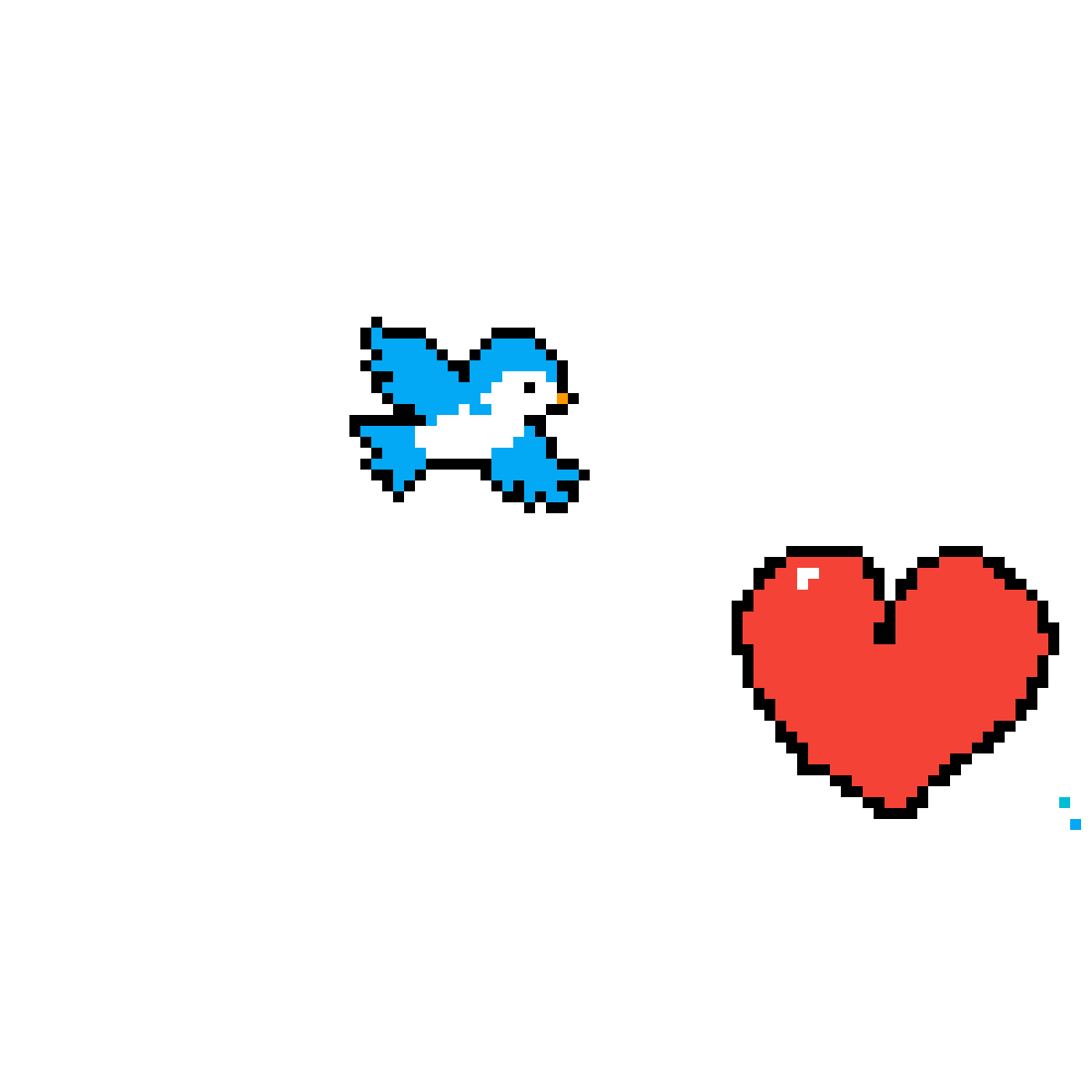 Editing Blue bird - Free online pixel art drawing tool - Pixilart