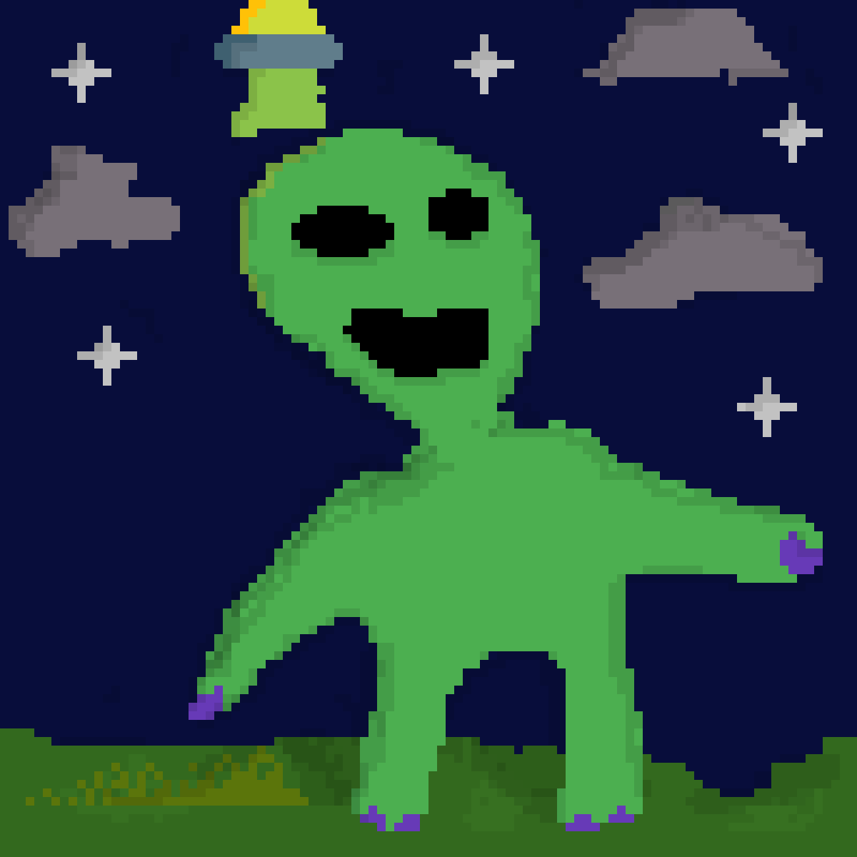 Pixilart - Alien by EuraR