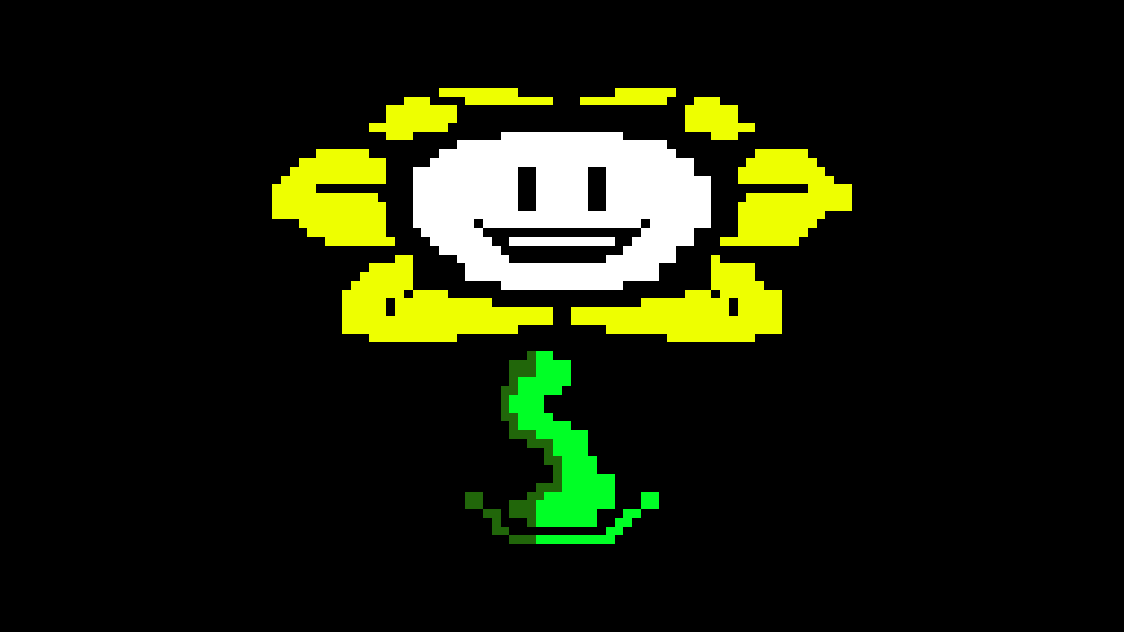 Pixilart - Flowey by JadeTheNeko