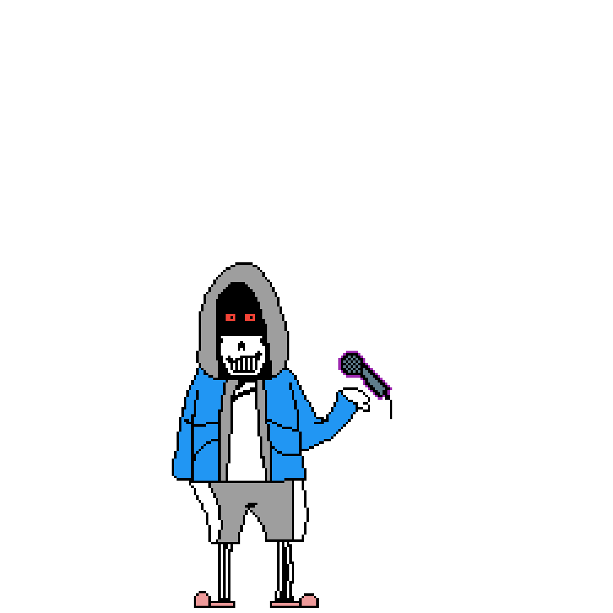 Pixilart - Vs Murder Sans idle by 65keL