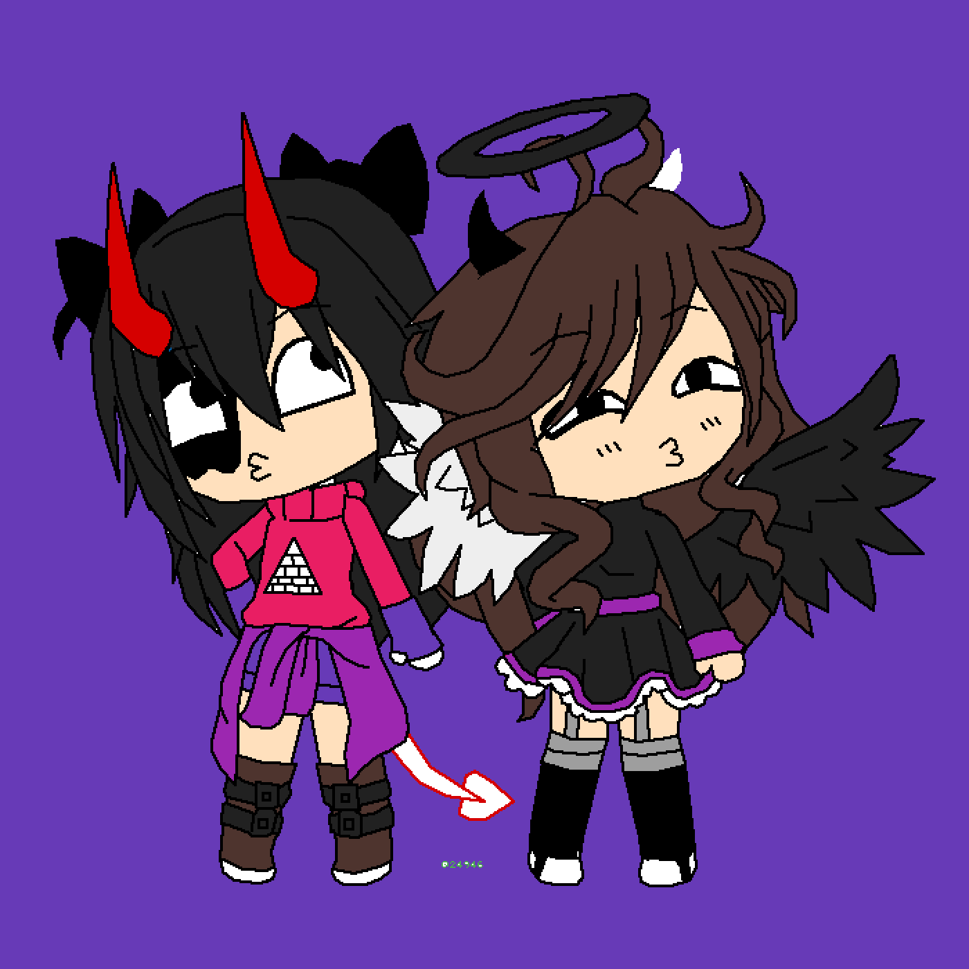 Editing Gacha life - Free online pixel art drawing tool - Pixilart