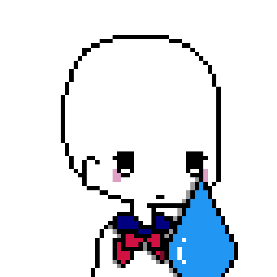 Editing Sad puppet - Free online pixel art drawing tool - Pixilart