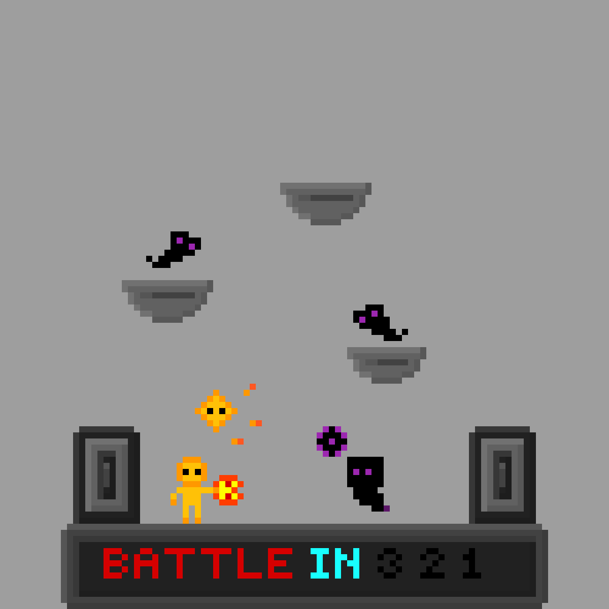 Pixilart - Sun Man BOSS FIGHT by art-pixel