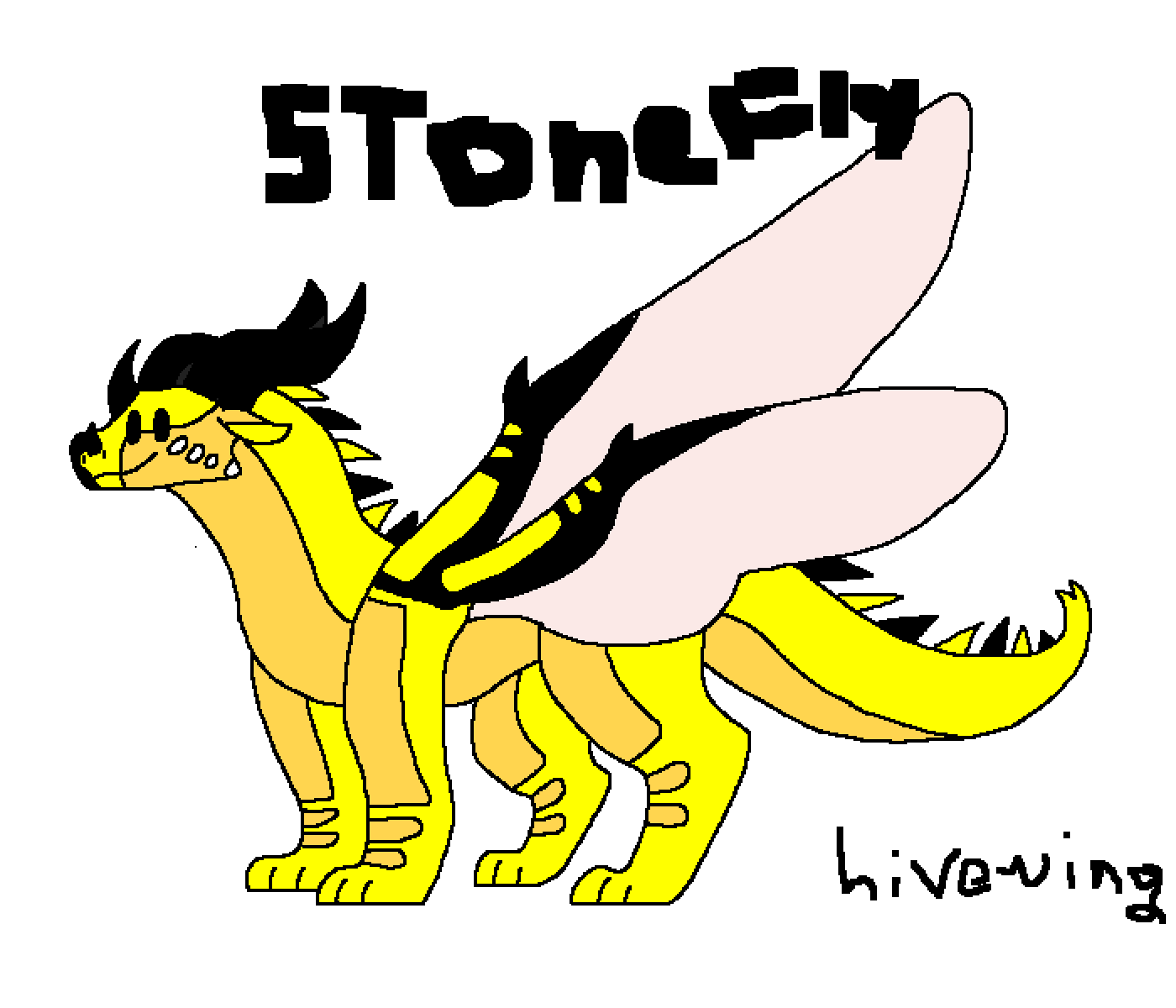 Pixilart - stonefly hivewing by dragonboss