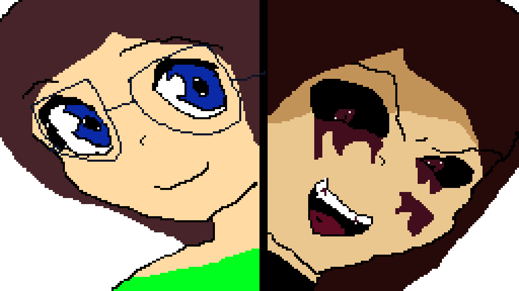 Pixilart - You and your evil side COLLAB by AquaMia