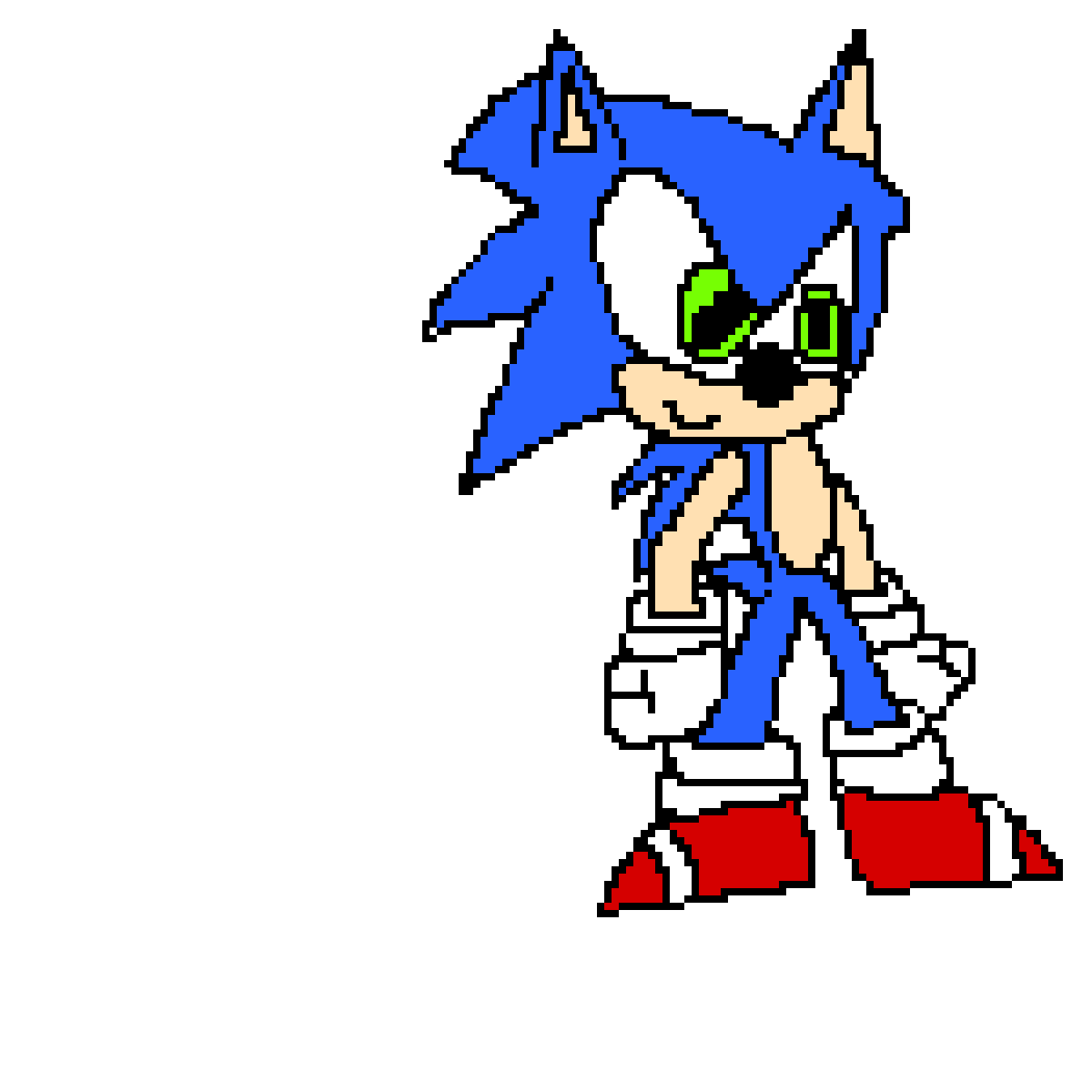 Edición SONIC BECOMING GLITCHED - Herramienta gratuita de dibujo en ...