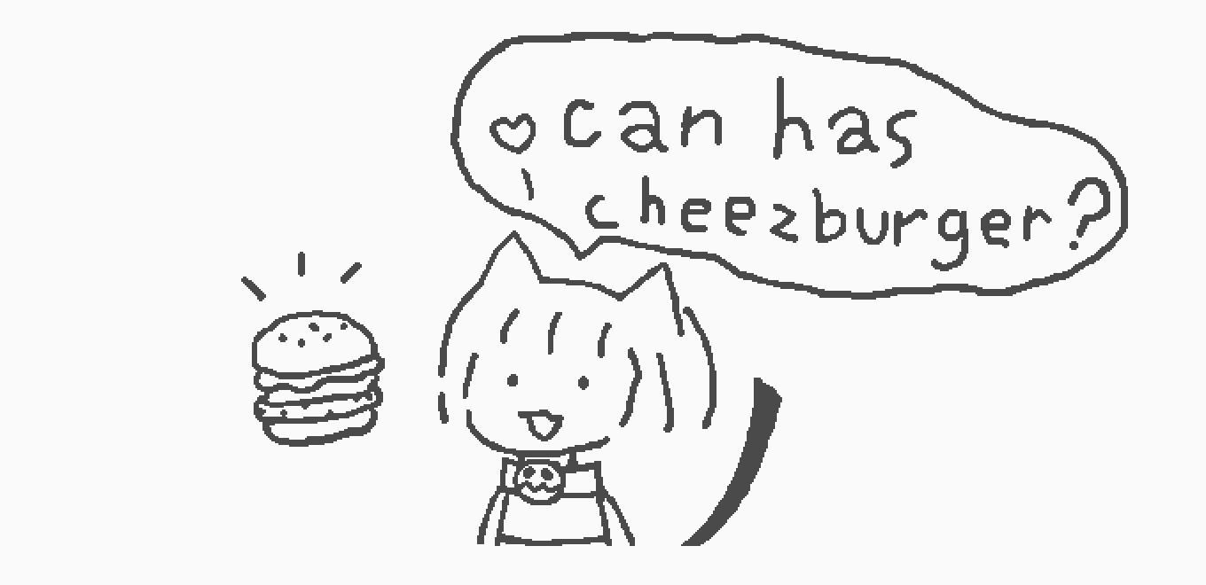 Pixilart - Cheezburger? by Pelor