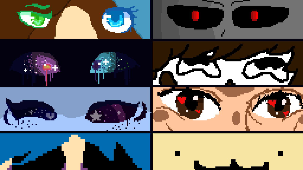 Editing eyeshot collab - Free online pixel art drawing tool - Pixilart