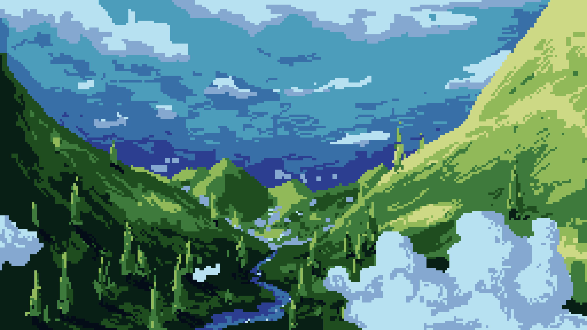 Pixilart - Valley by darkstar