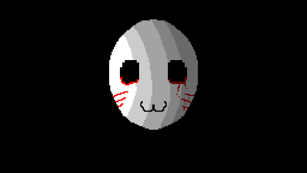 Pixilart - Mask crying blood by Jbms61305