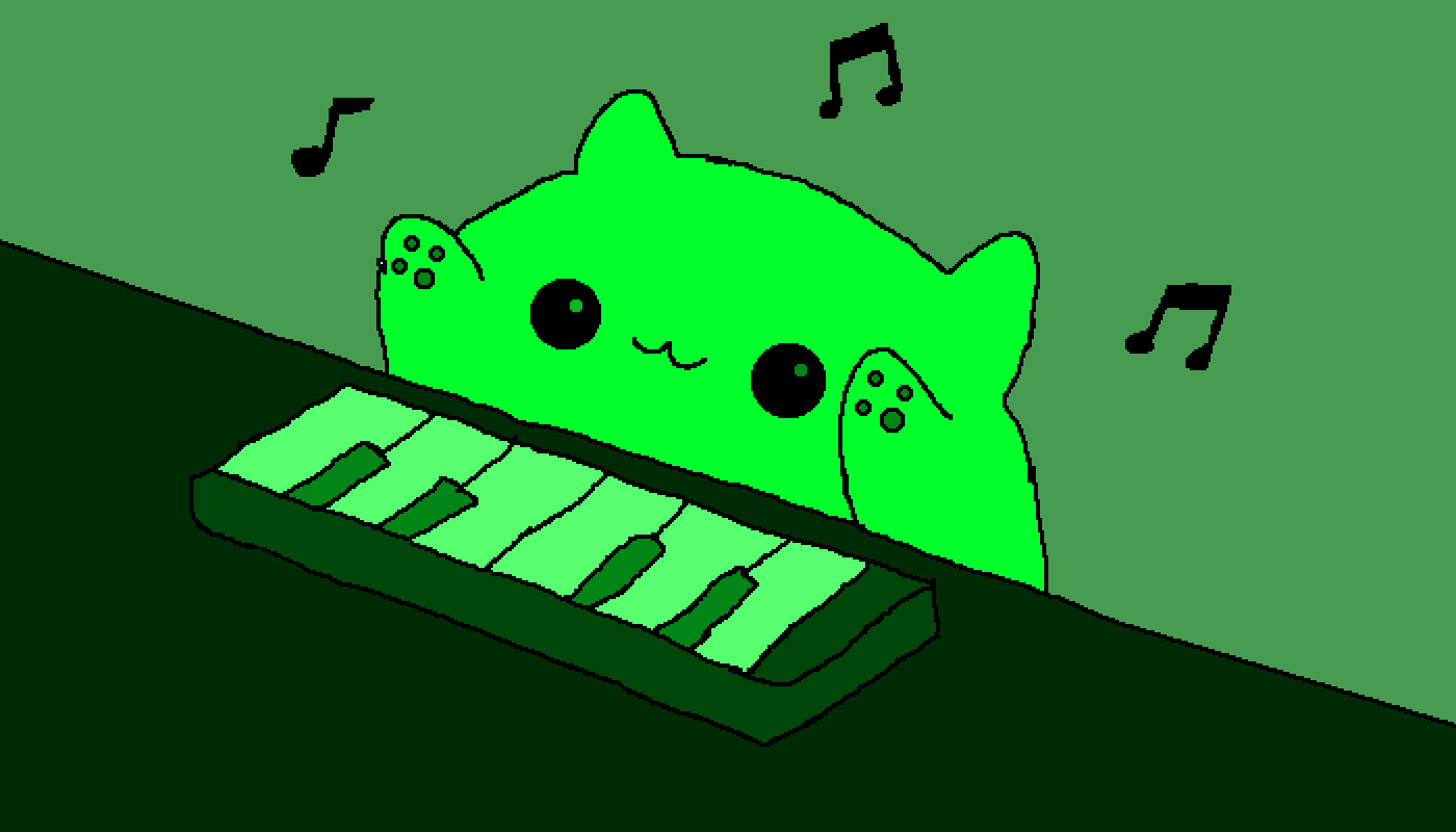 Editing bongo cat - Free online pixel art drawing tool - Pixilart