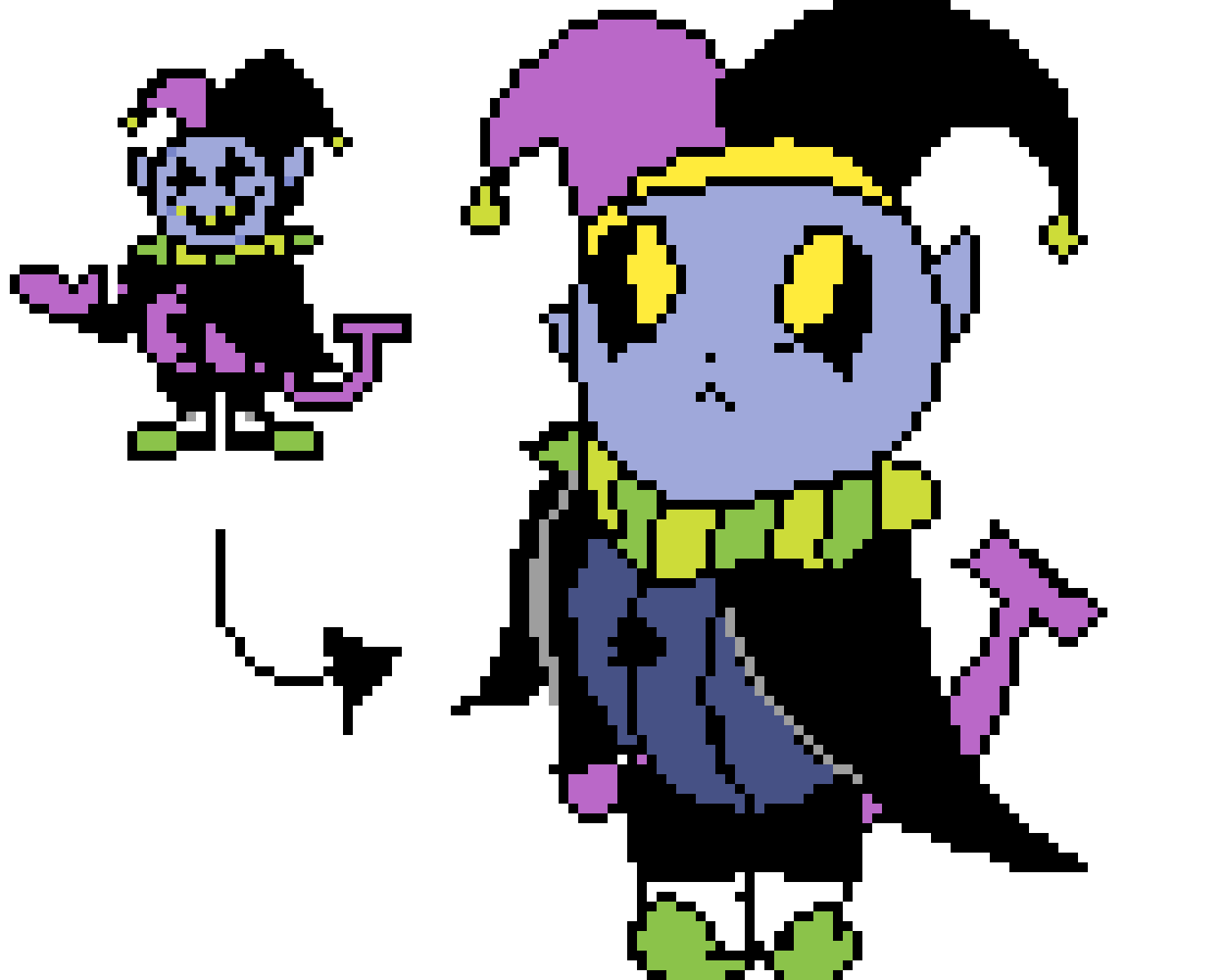 Pixilart - My drawing of Jevil by anUTPerson