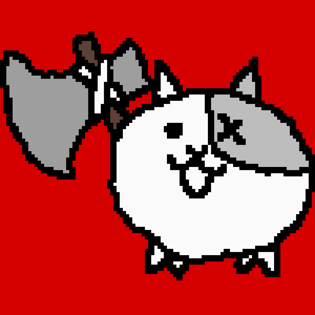 Pixilart - Axe Cat by LolbitBigYES