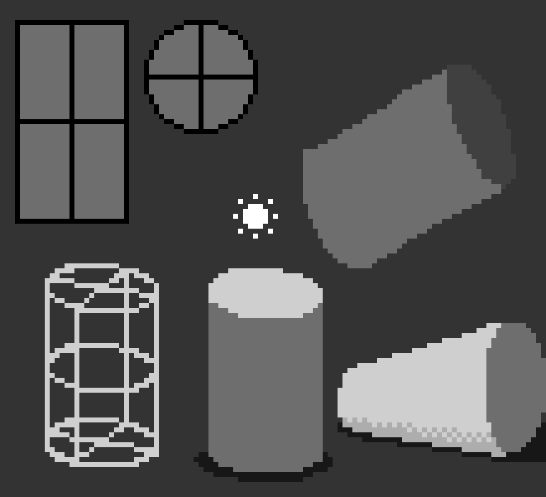 Pixilart - Cylinder Perspective Study by JakeTheAso