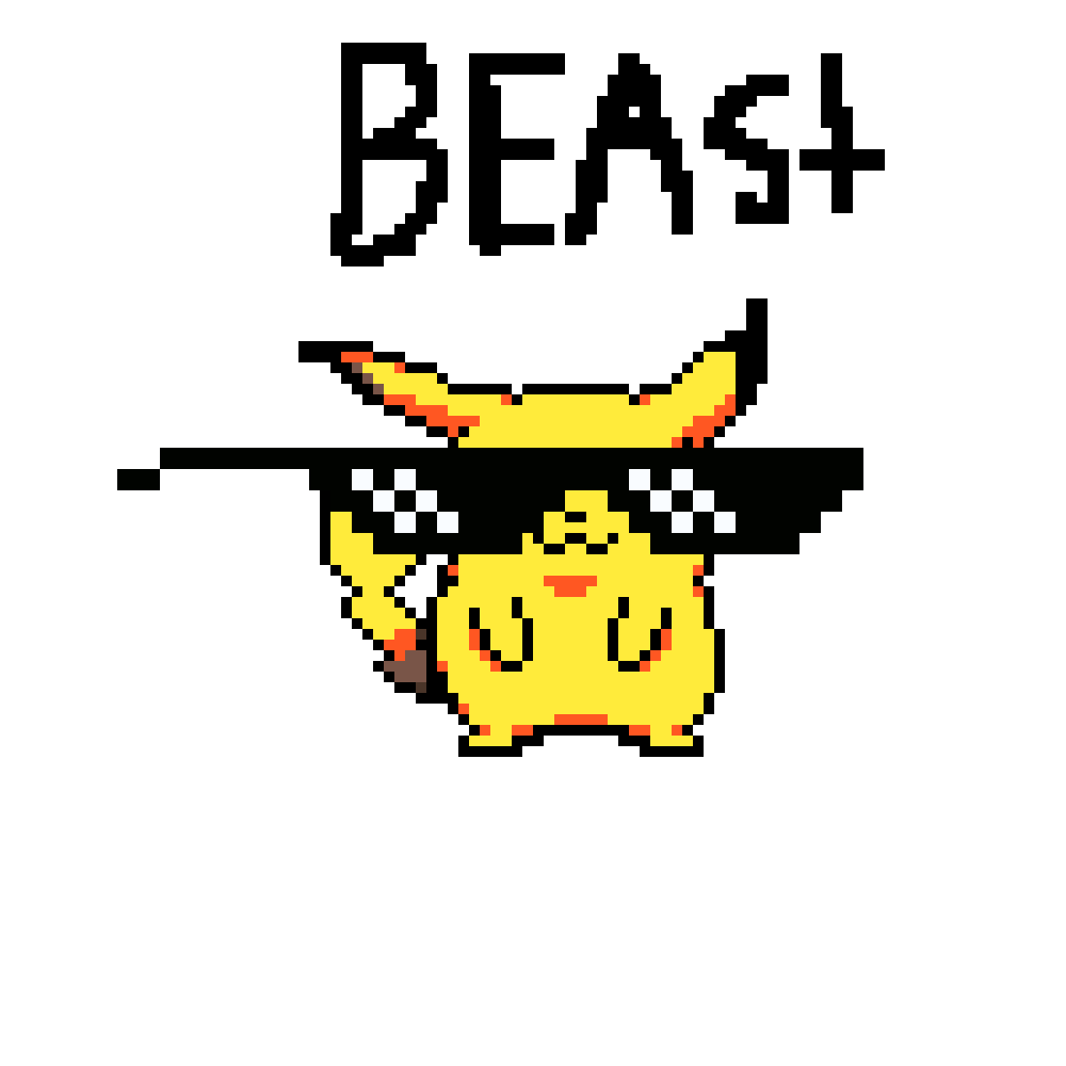 Pixilart - MLG Pikachu by Anonymous