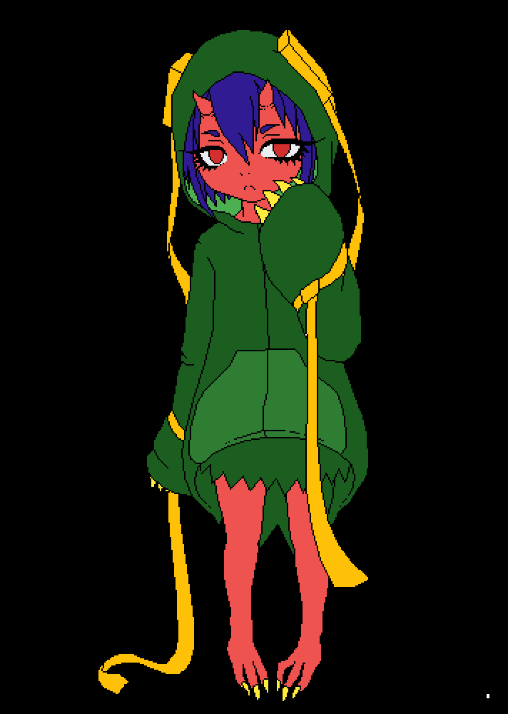 Editing Demon Girl - Free online pixel art drawing tool - Pixilart