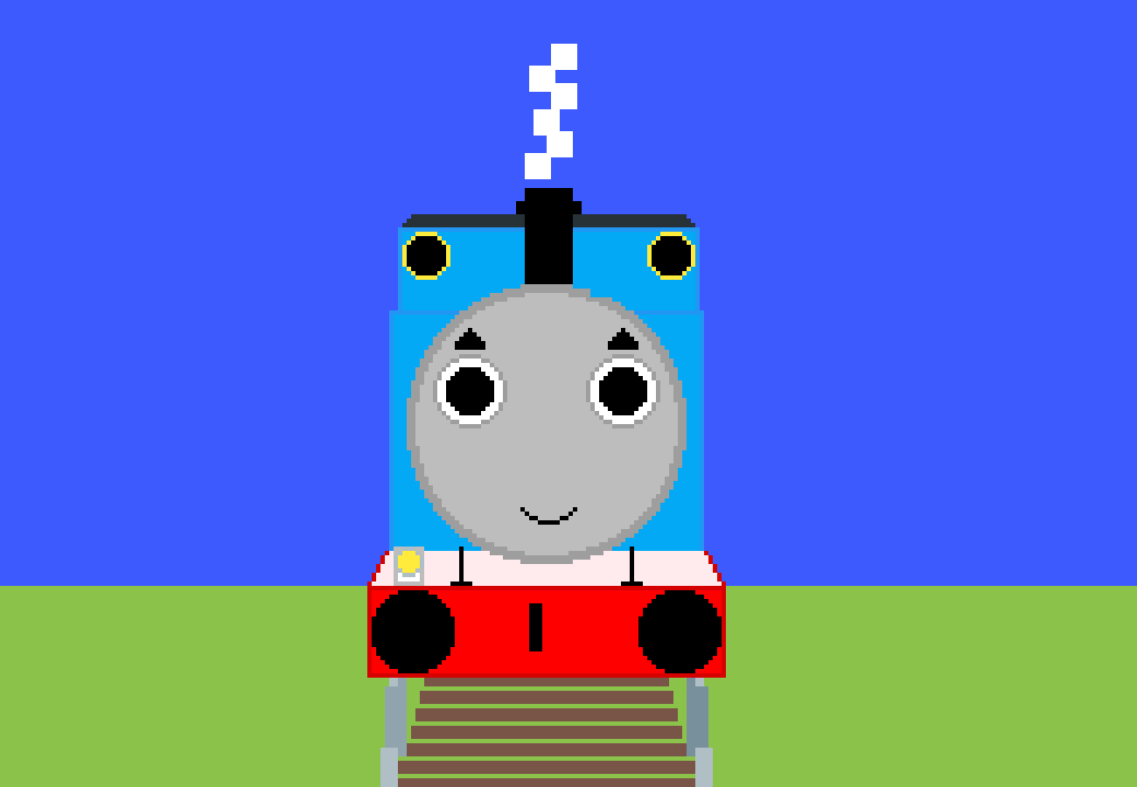 Editing Thomas the tank engine - Free online pixel art drawing tool ...