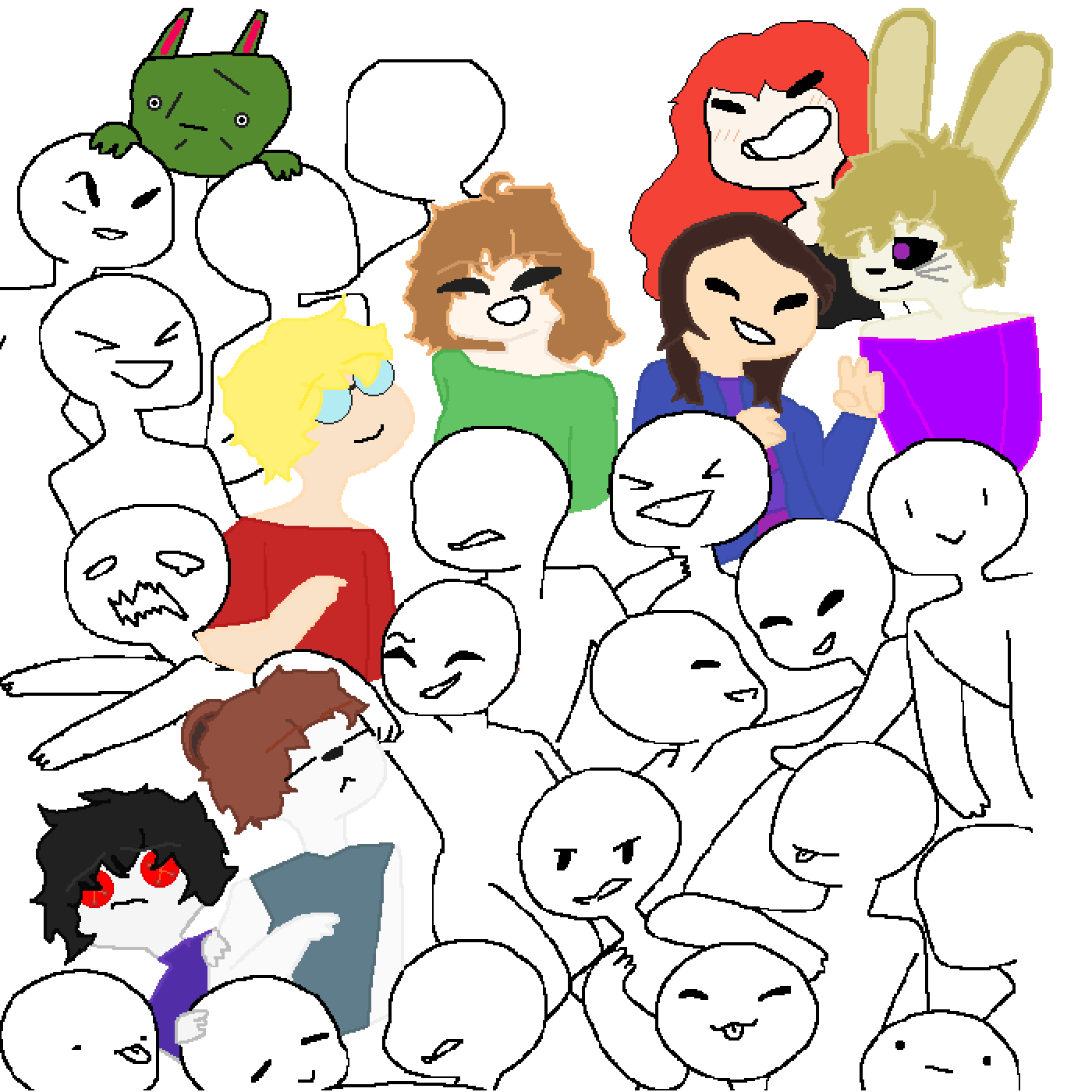 Pixilart - colab by babypotato626