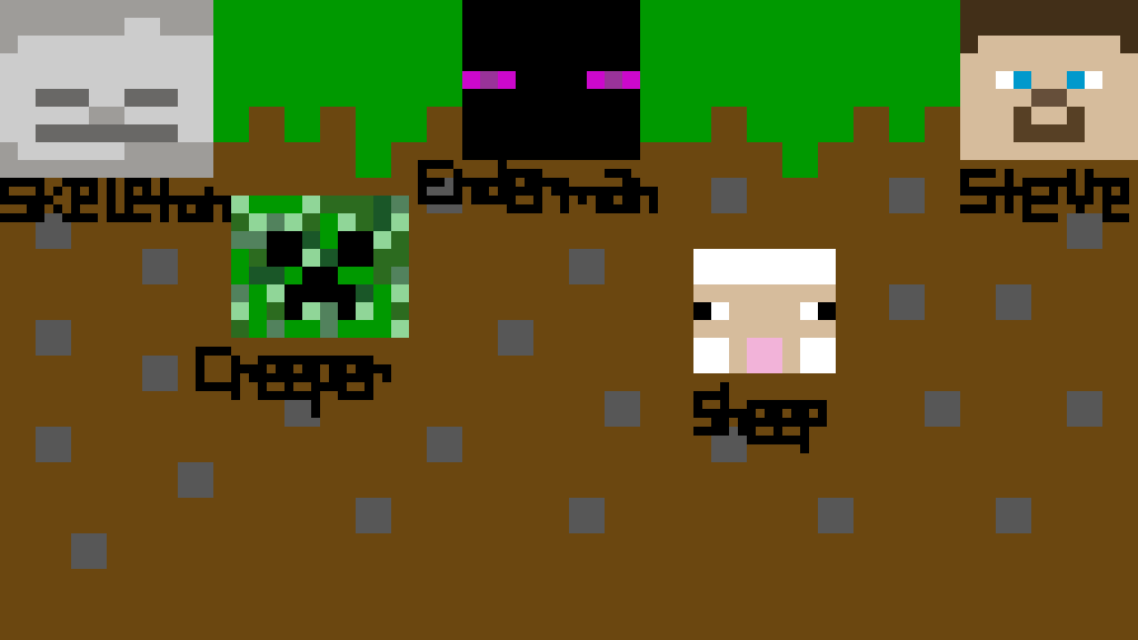 Pixilart - the faces of minecraft by minecraftlover2