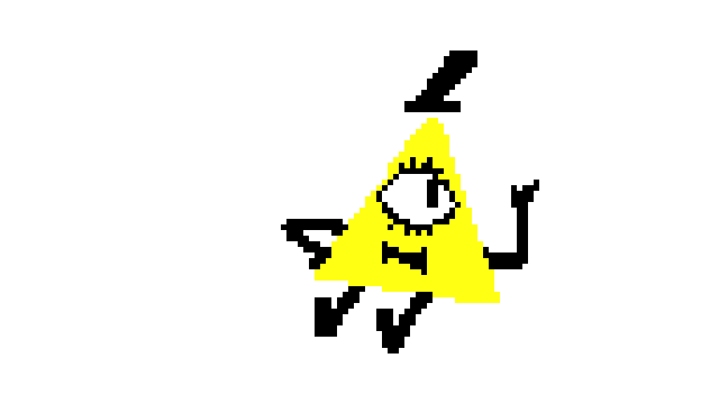 Editing Bill Cipher - Free online pixel art drawing tool - Pixilart
