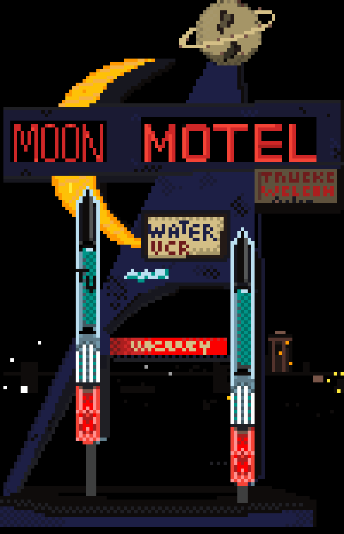 Pixilart - Moon Motel by funkyalien48