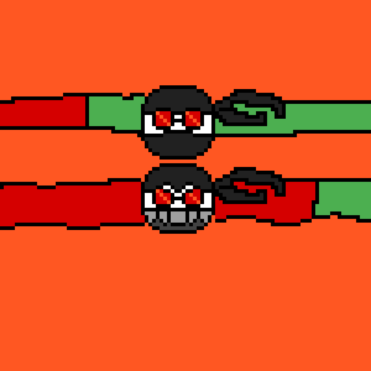 Pixilart - hank fnf hp bar by THECAPTAIN85