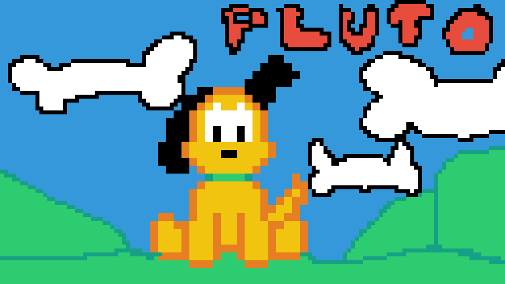 Pixilart - Pluto by MatrixOverload