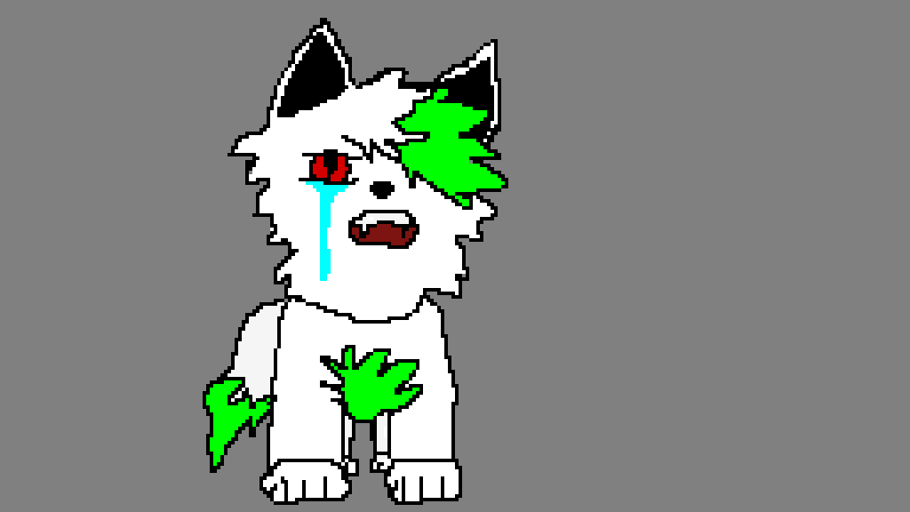 Pixilart - Wolf Crying by Phantos12