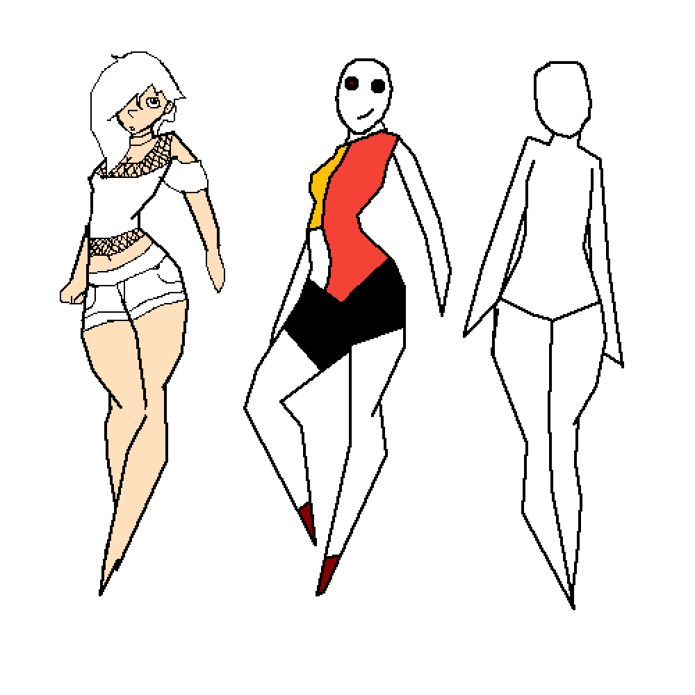 Pixilart - Girl OC's back by Michael706