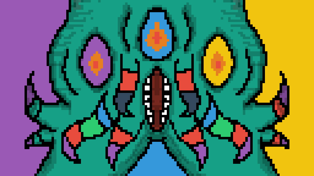 Editing Cthulhu - Free online pixel art drawing tool - Pixilart