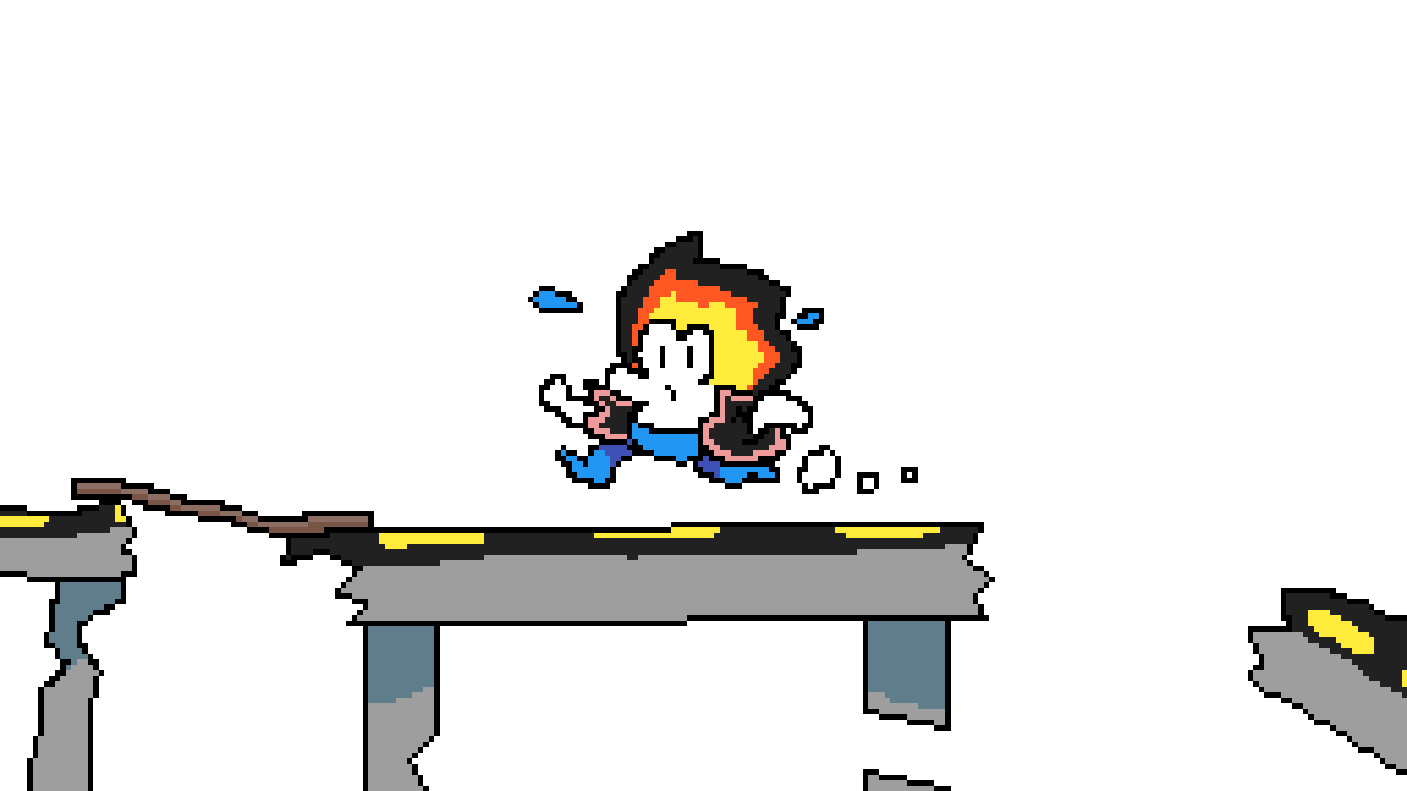 Pixilart - broken bridge by Dogslikebagel